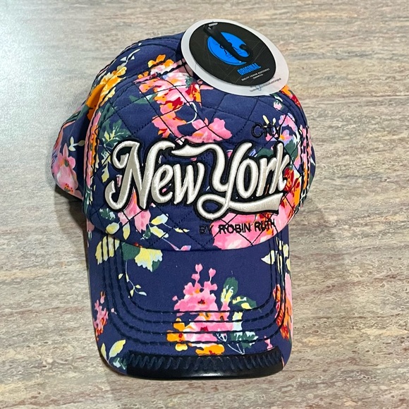 Robin Ruth | Accessories | Nwt Robin Ruth New York Floral Navy Blue And ...